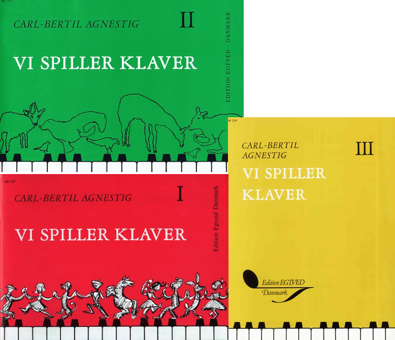 Pakketilbud på Vi Spiller klaver 1, 2 og 3 - Carl-Bertil Agnestig - Vi ...