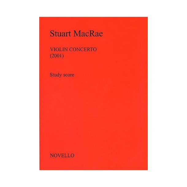 Stuart MacRae: Violin Concerto (Study Score) - Violin Noder og Bøger ...