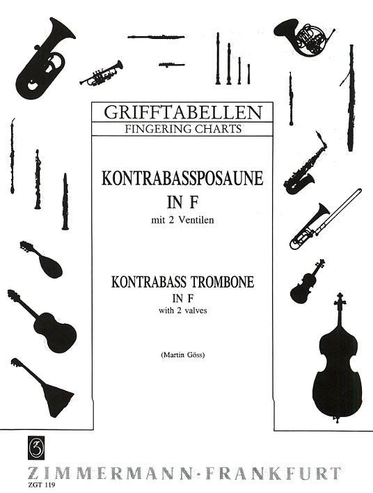Contrabass Trombone Fingering Chart - Trombone - Stepnote Aps