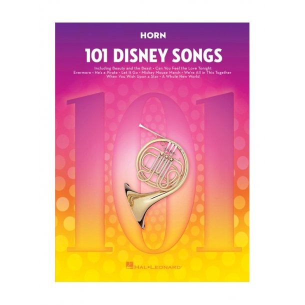101 Disney Songs: Horn - Fransk Horn - Stepnote